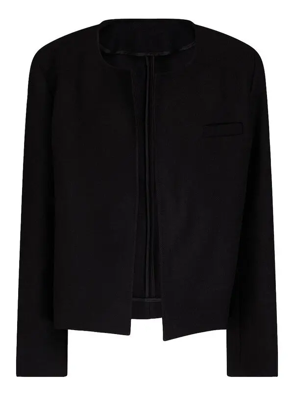 TOTEME Wool-twill Jacket - Black