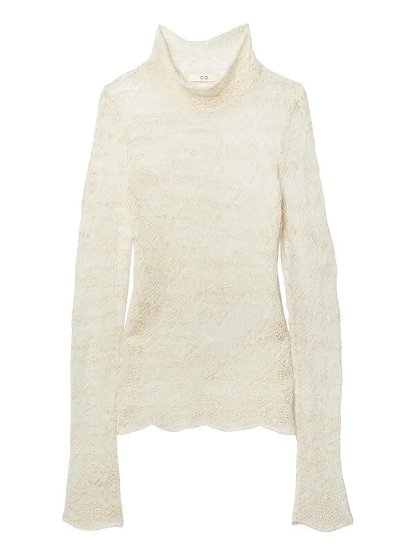 Co Open-knit Sweater - Ivory