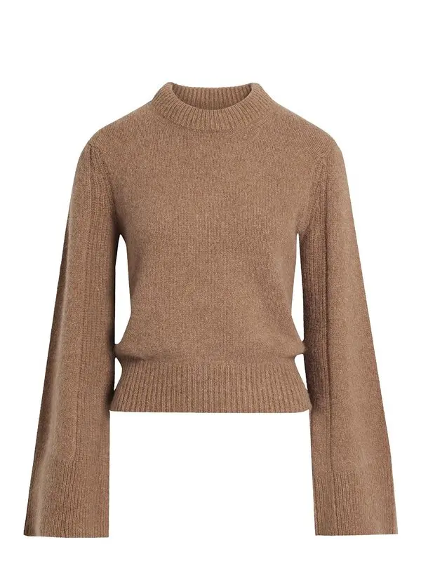 Loulou De Saison Otavi Brushed Wool-blend Sweater - Camel