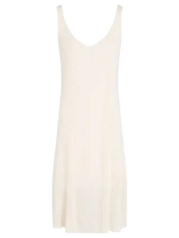 JOSEPH Ribbed-knit Dress - Ivory
