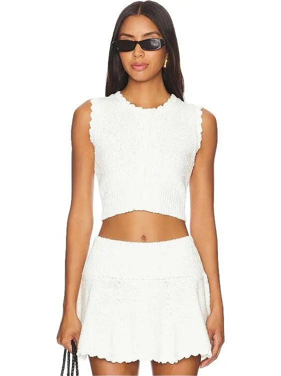 Majorelle Pippa Knit Vest - Ivory
