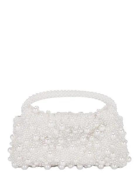 Simkhai Ellerie Pearl Mini Bag - White