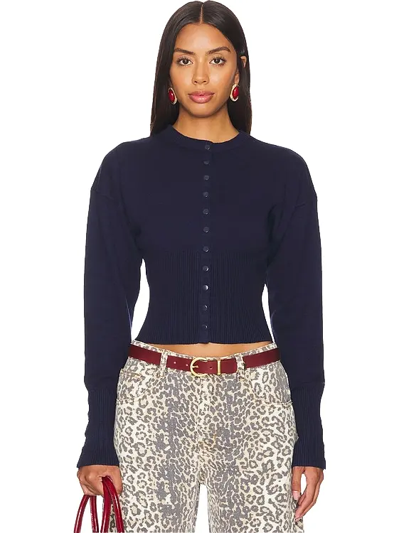 Lioness Head In The Clouds Cardigan - Navy