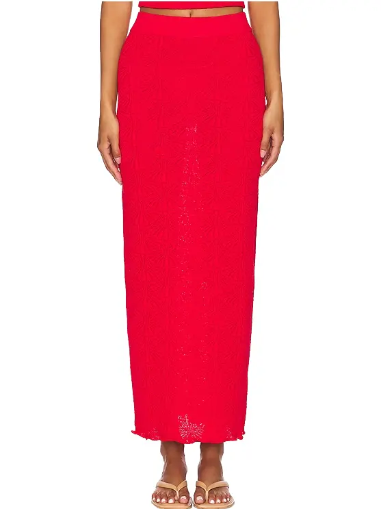 SNDYS X Josefina Skirt - Red