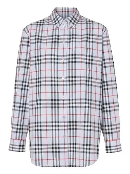 Burberry Vintage Check Buttondown Shirt - Blue