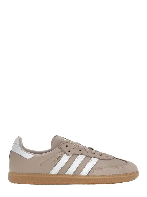 Adidas Samba Og Sneakers - Wonder Taupe/footwear White/gold Metallic
