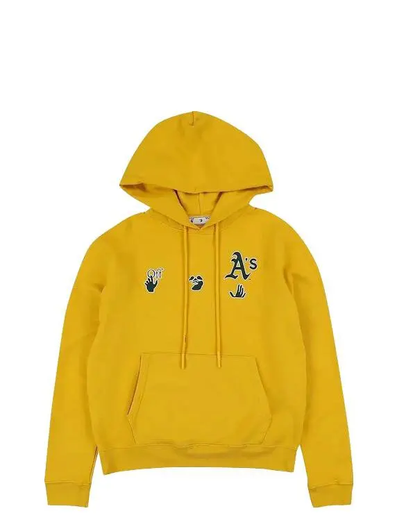Off-White X Mlb Oakland Athletics Hoodie - Yellow/blue