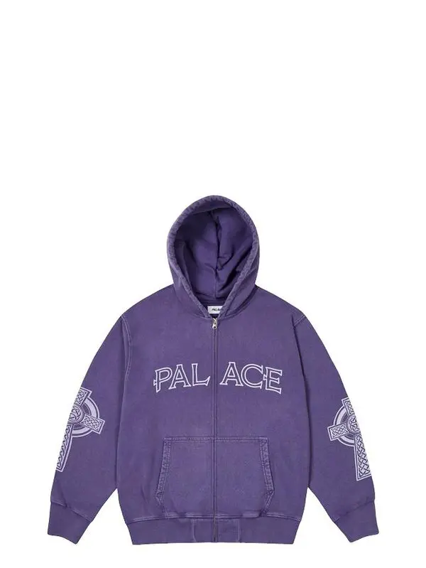 PALACE Celtic Zip Hood - Purp