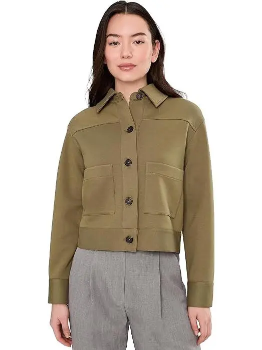 Vince Cropped Jacket - Olive