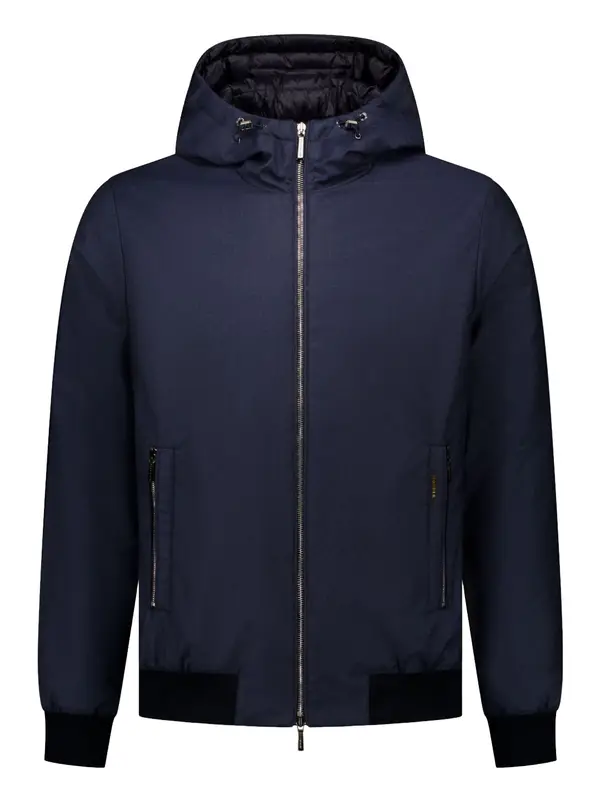 MOORER Oniri-ll Hooded Jacket - Blue