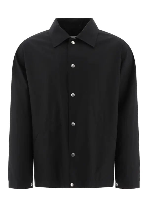 JIL SANDER Logo-print Jacket - Black