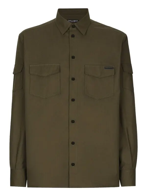 Dolce & Gabbana Buttoned Up Shirt - Grey