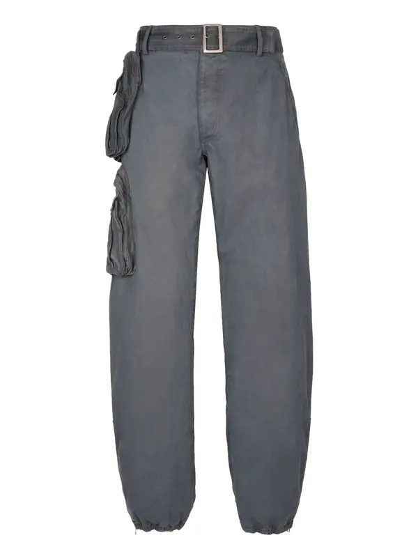 Dolce & Gabbana Belted Cargo Trousers - Grey