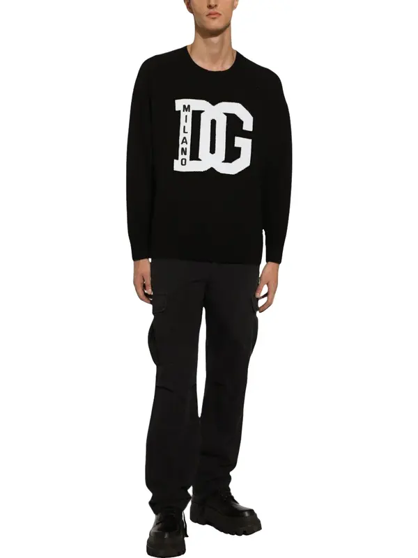 Dolce & Gabbana Logo-print Sweatshirt - Black