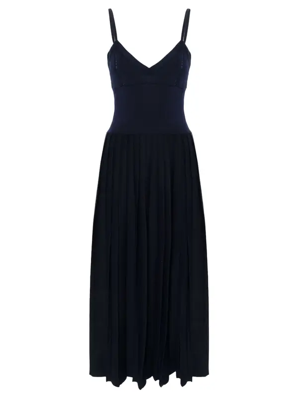 Khaite Elio Midi Dress - Blue