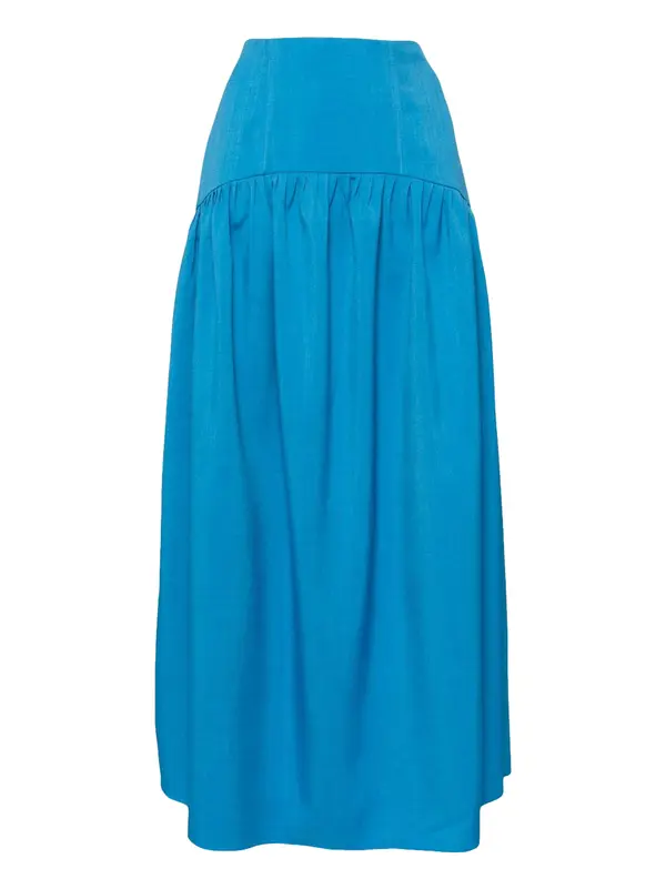 BAMBAH Elizabeth Midi Skirt - Blue