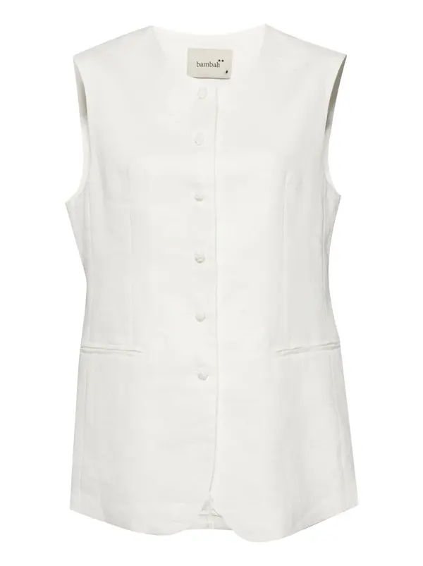 BAMBAH Alice Waistcoat - White