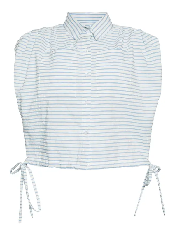 BAMBAH Kate Striped Top - White