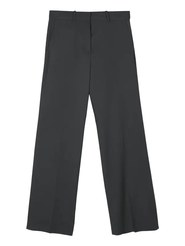 JOSEPH Morissey Gabardine Weave Trousers - Grey