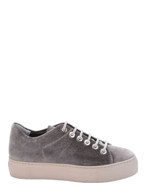 Agl Vananda Velvet Sneakers - Grey