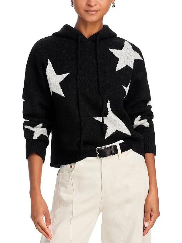 Aqua Star Hoodie Sweater Exclusive - Black/white
