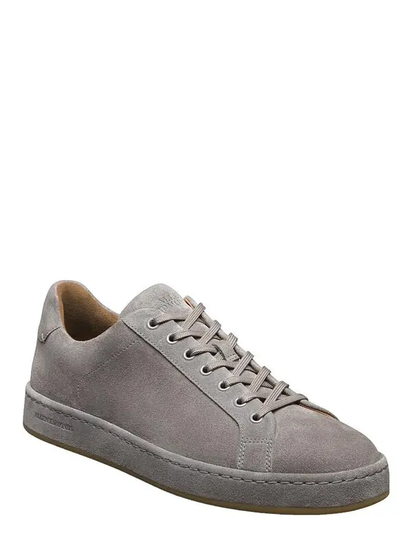 Allen Edmonds Barnes Leather Low Top Sneakers - Grey Suede