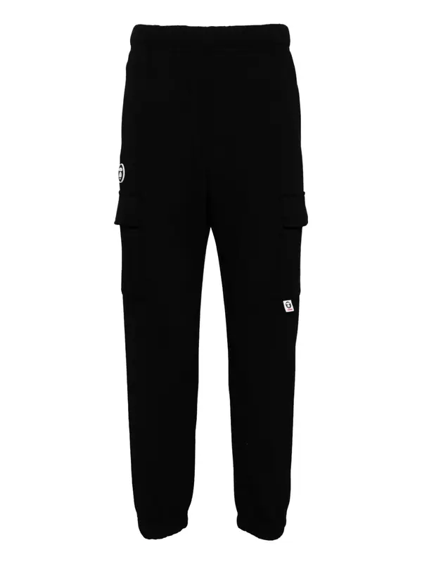 AAPE BY *A BATHING APE® Logo-patch Cargo Track Pants - Black