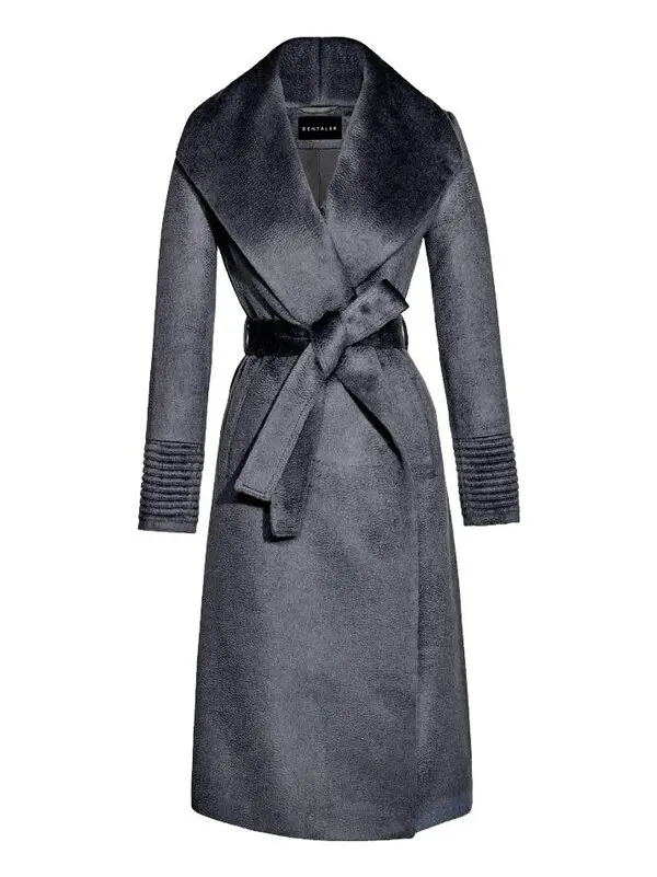 Sentaler Suri Alpaca-wool Belted Coat - Graphite