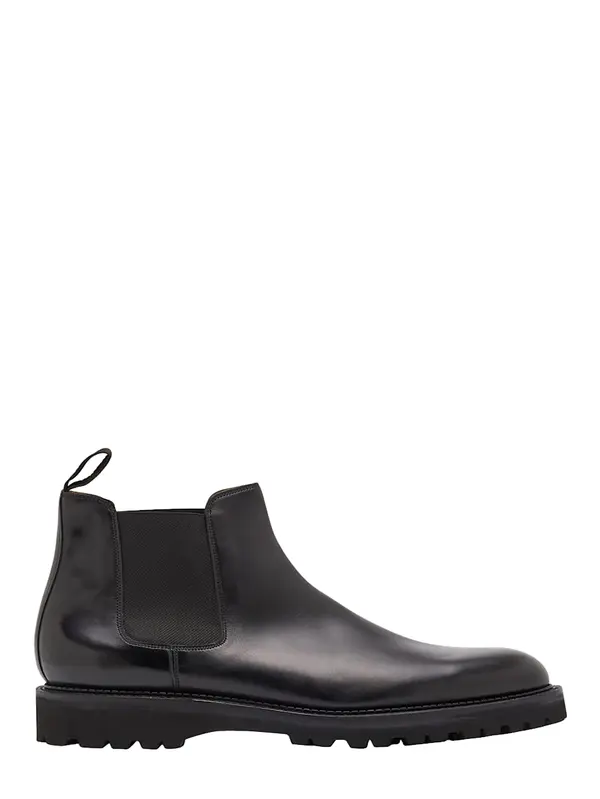 John Lobb Lawry Leather Lug-sole Chelsea Boots - Black
