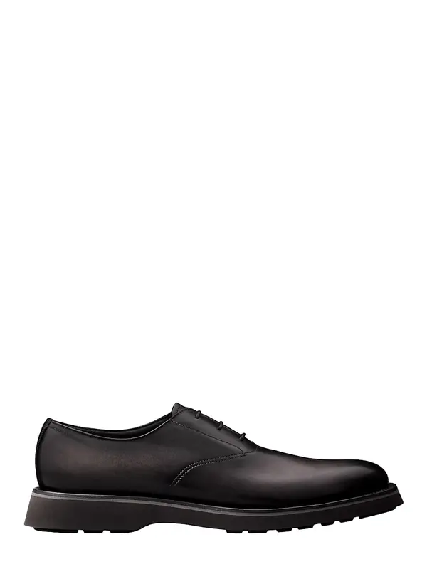 Berluti Alessio Leather Oxfords - Nero Grigio