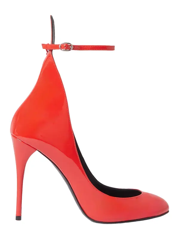 Alaïa 90 Patent-leather Pumps - Red