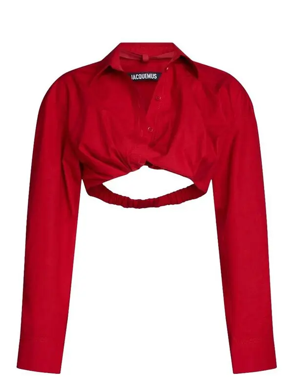 Jacquemus La Chemise Bahia Courte Shirt - Red