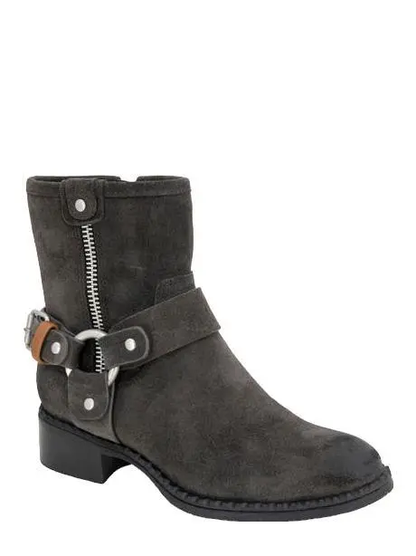 Gentle Souls By Kenneth Cole Barker Bootie - Charcoal Suede