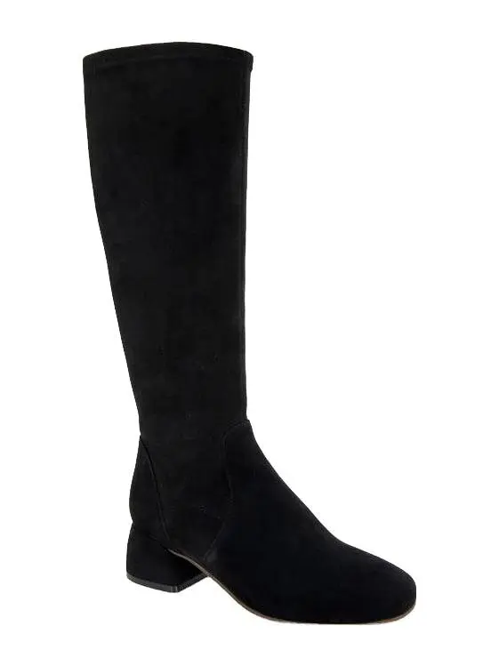 Gentle Souls By Kenneth Cole Emily Stretch Knee High Boot - Black Suede