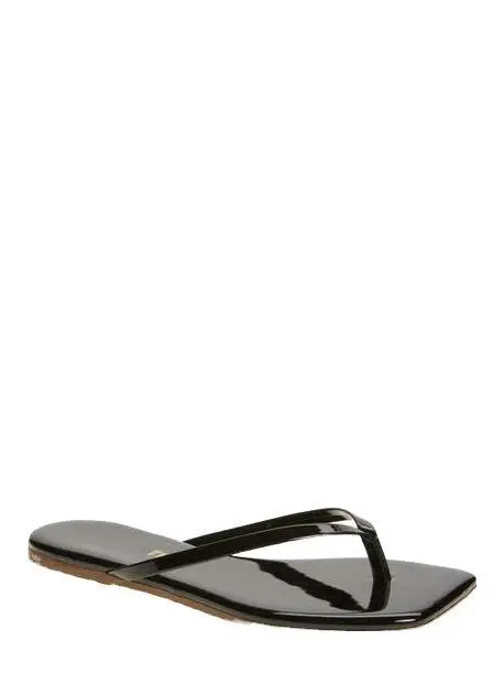 Tkees Lily Square Toe Flip Flop - Licorice