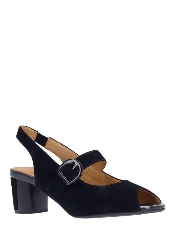 L'AMOUR DES PIEDS Merryn Slingback Mary Jane Sandal - Black