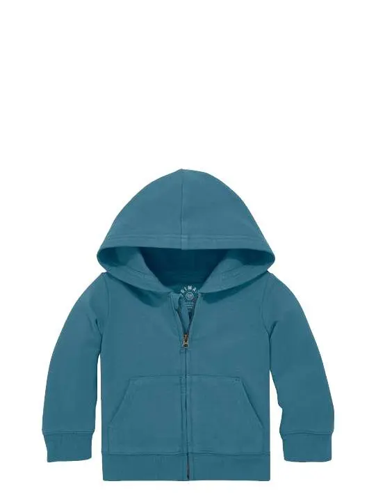 PRIMARY Baby Zip Hoodie - Slate Blue