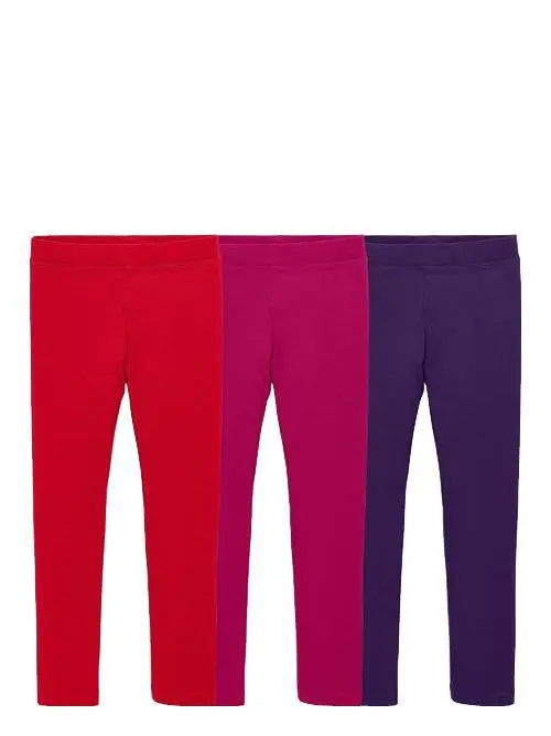 PRIMARY Legging 3-pack - Raspberry Mix