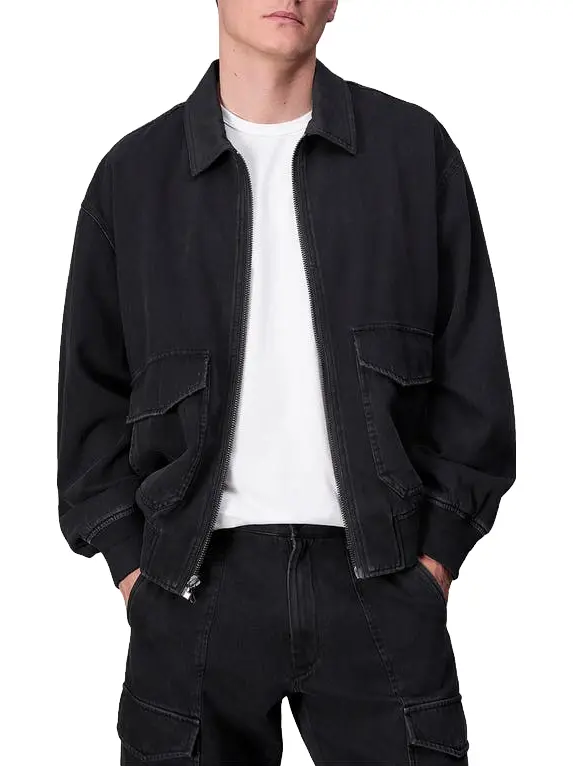 Rag & Bone Dorset Denim Chore Jacket - Black