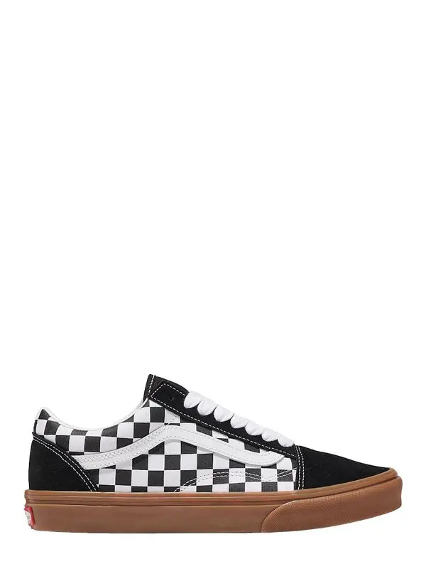 VANS Old Skool Checkeredin Sneakers - White/black