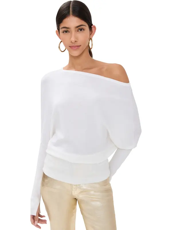 Simkhai Lavina Off-shoulder Sweater - Ivory