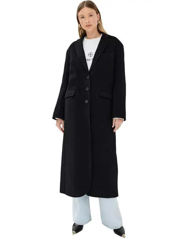 ANINE BING Quinn Coat - Black