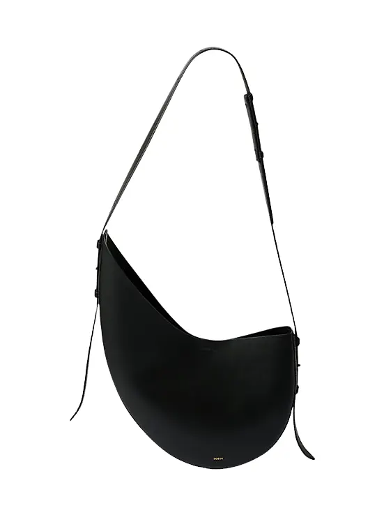 Soeur Winona Logo-embossed Leather Shoulder Bag - Noir