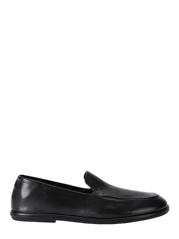 Officine Creative Mienne 101 Round-toe Leather Loafers - Black