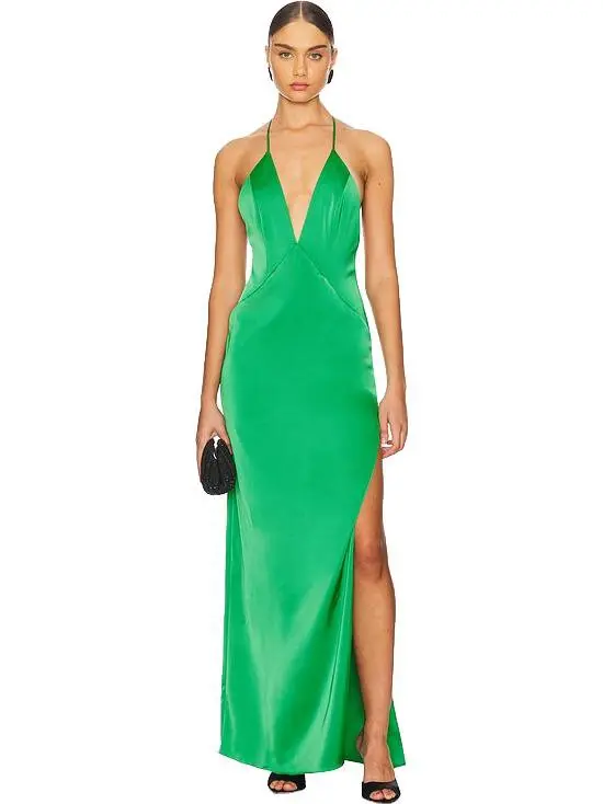 Katie May Holly Gown - Green