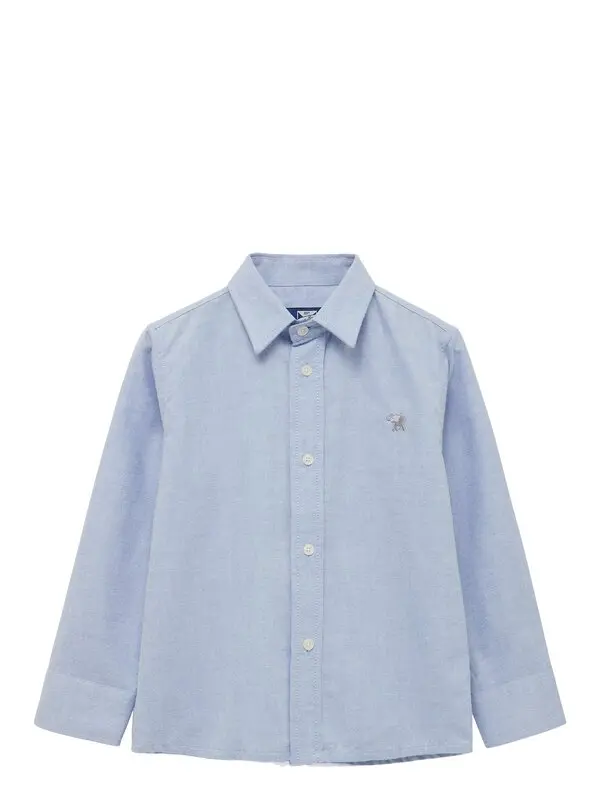 Trotters Button-down Thomas Shirt - Blue
