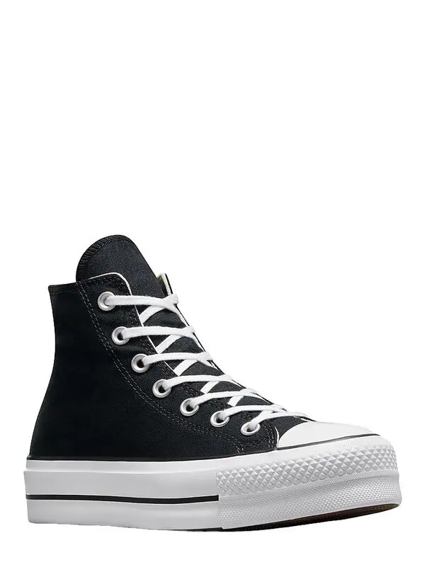 CONVERSE Chuck Taylor All Star Hi Top Platform Sneakers - Black/white
