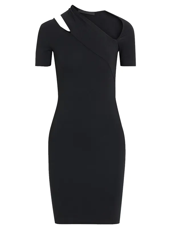 Helmut Lang Cutout Mini Dress - Black