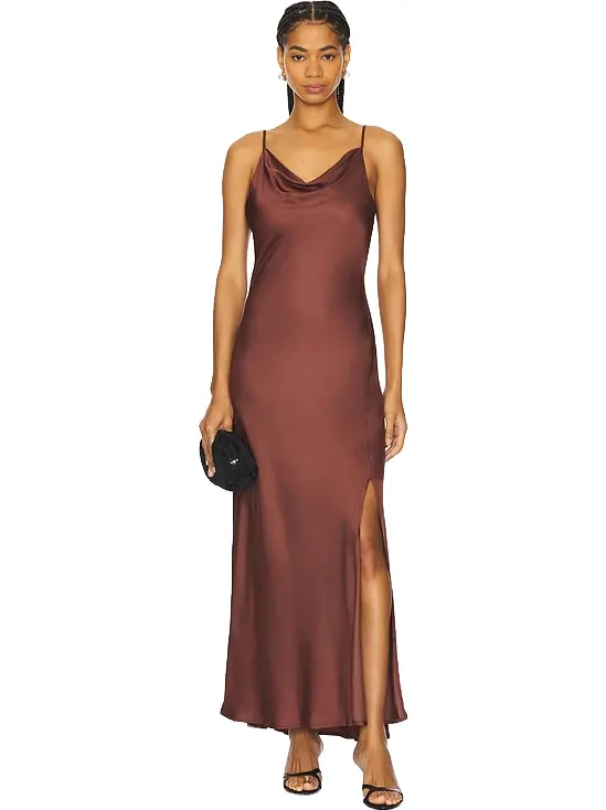 Astr The Label Glynis Dress - Mulberry