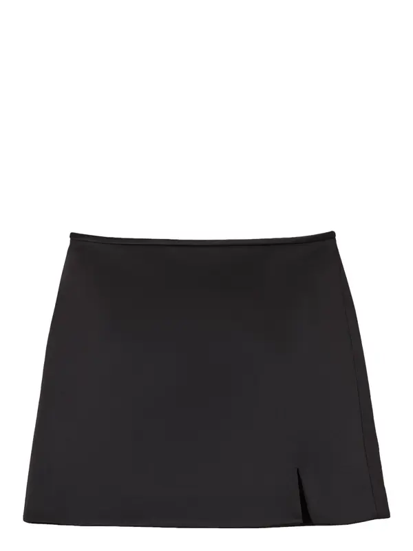 Marc Jacobs Duchess Satin Mini Skirt - Black